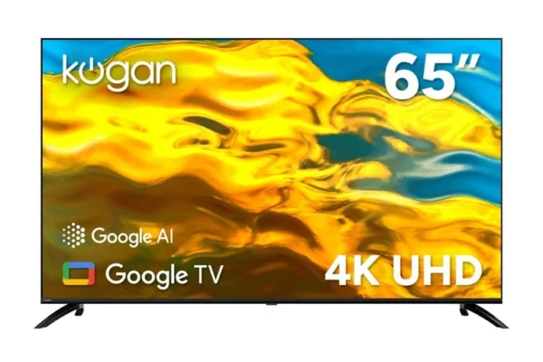 Kogan 65″ LED 4K Smart AI Google TV | Budget Buy